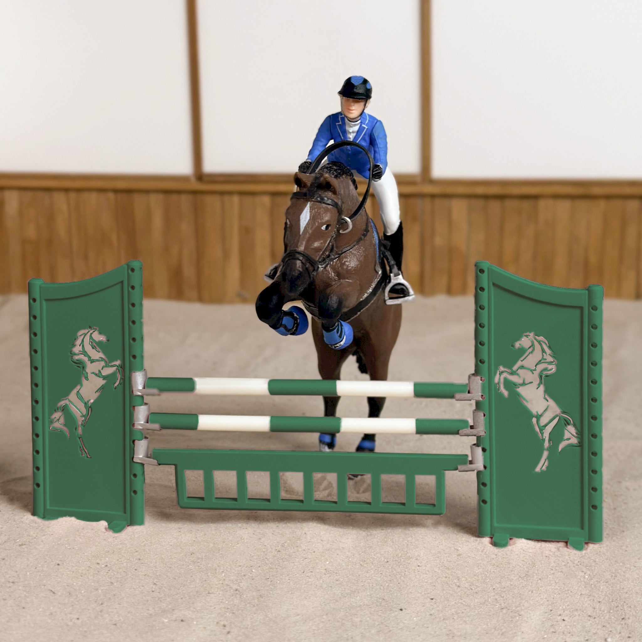 Horse Design Curved Show jumping for Schleich Scale 1:20 – My Model Horse