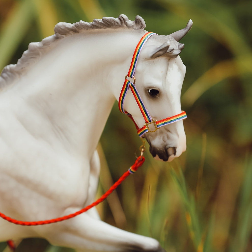 Ribbon halter tack kit for Breyer Classic model horses (scale 1:12 ...