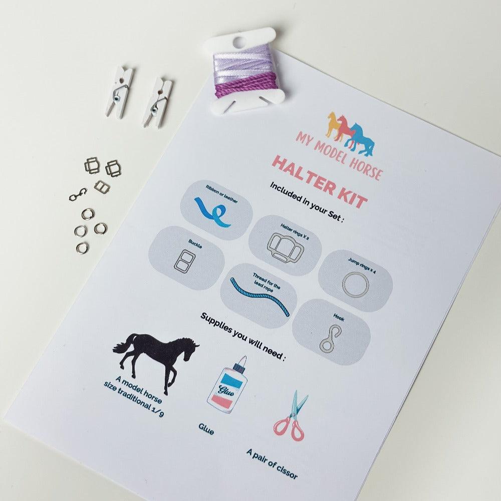 Ribbon Halter Tack Kit for Breyer Traditional model horses (scale 1:9) – My Model Horse