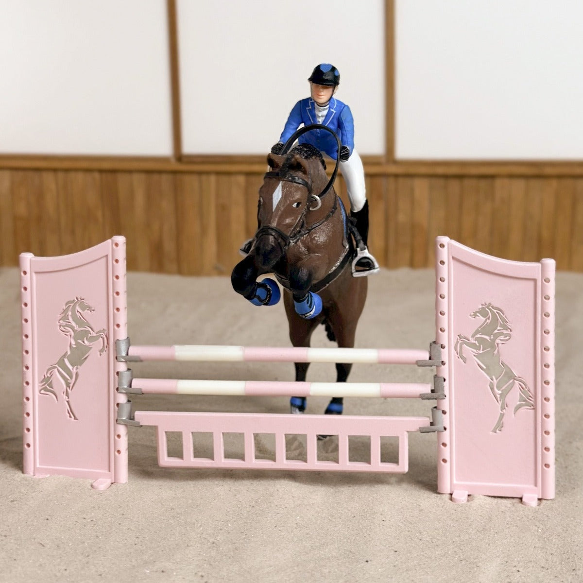 Horse Design Curved Show jumping for Schleich Scale 1:20 – My Model Horse
