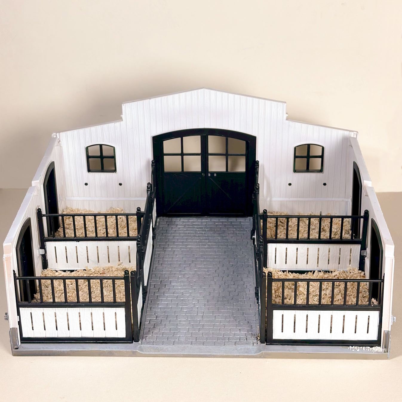 Customized Schleich Stable with 4 stalls, Horses & Accessories – My ...